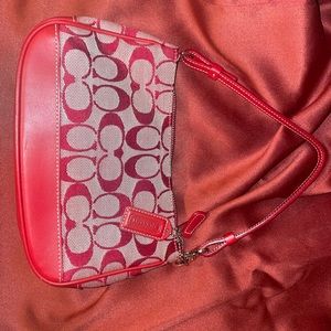 Coach | Bags | Mini Red Coach Bag | Poshmark